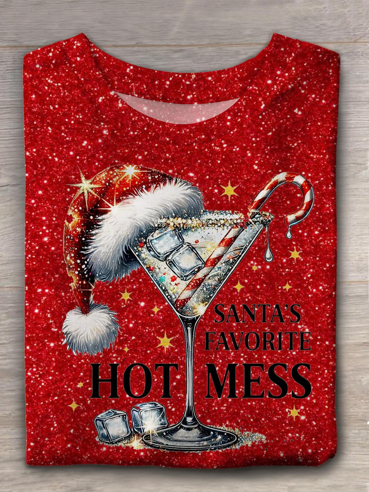 Hot Mess Hat Crew Neck T-shirt – Briteneye