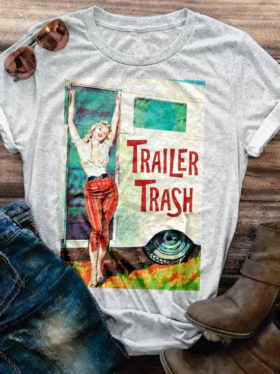 Trailer Trash Crew Neck T-shirt – Briteneye